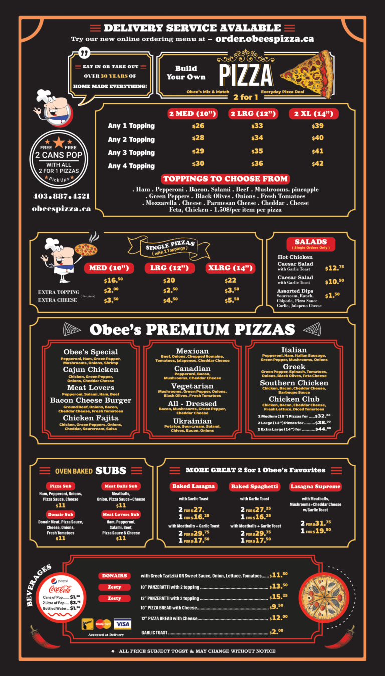 Beautiful Restaurant PDF Menus - Fast, Easy & Customizable